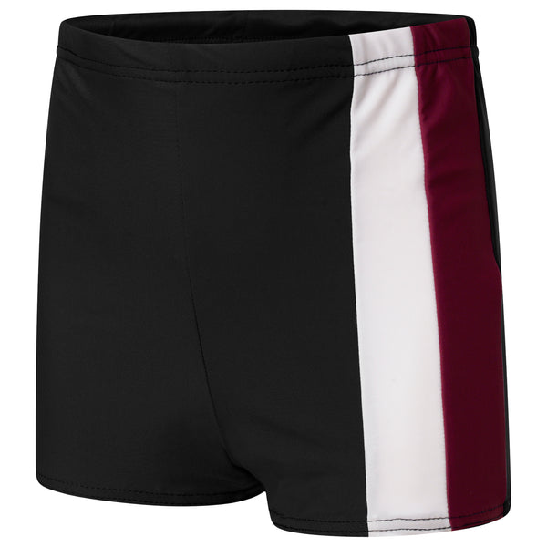 Shop Boys Black Orange Swim Trunks with Drawstrings – Sam Caan